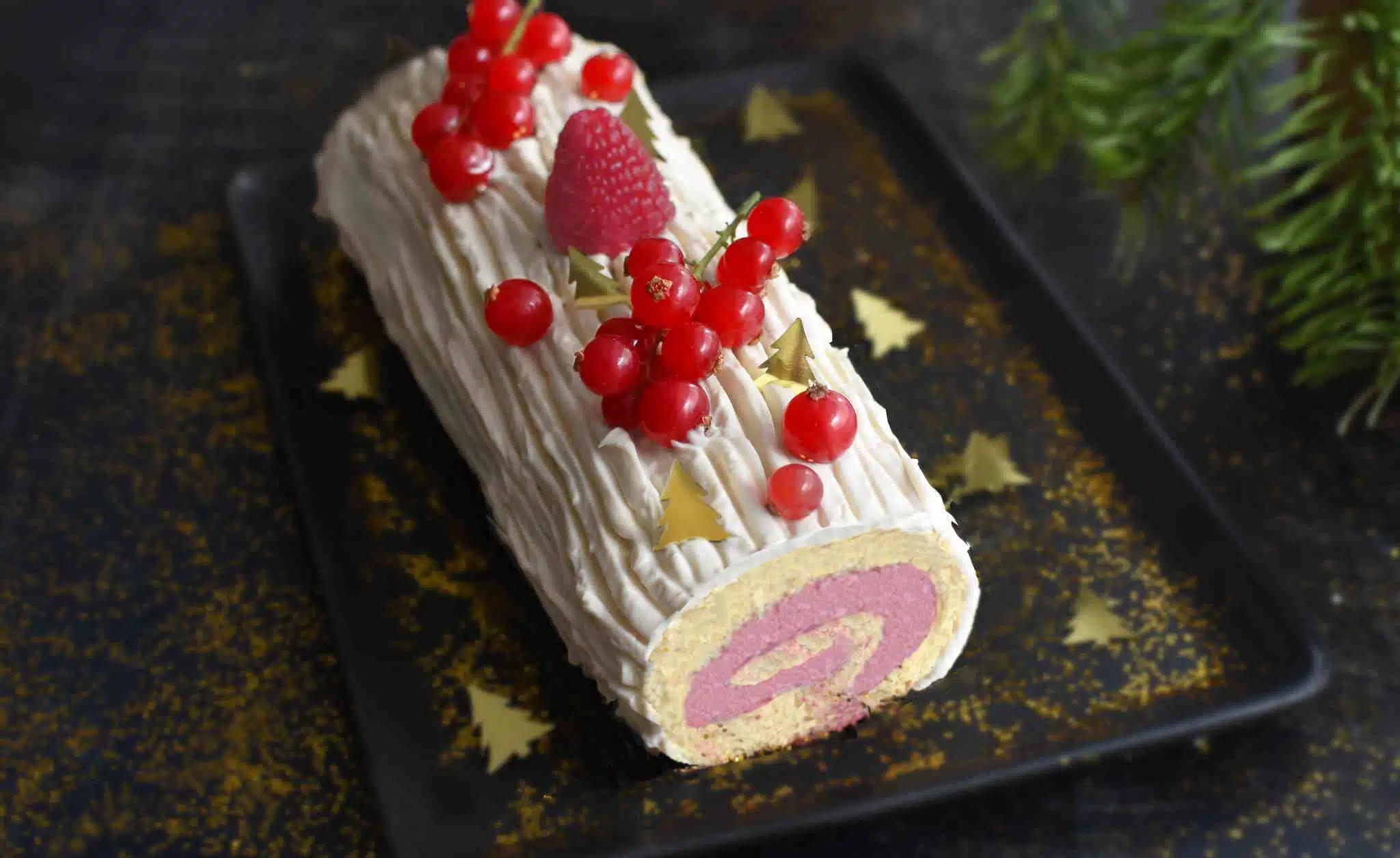 Bûche aux fruits healthy - Recette de nutritionniste : dessert sain