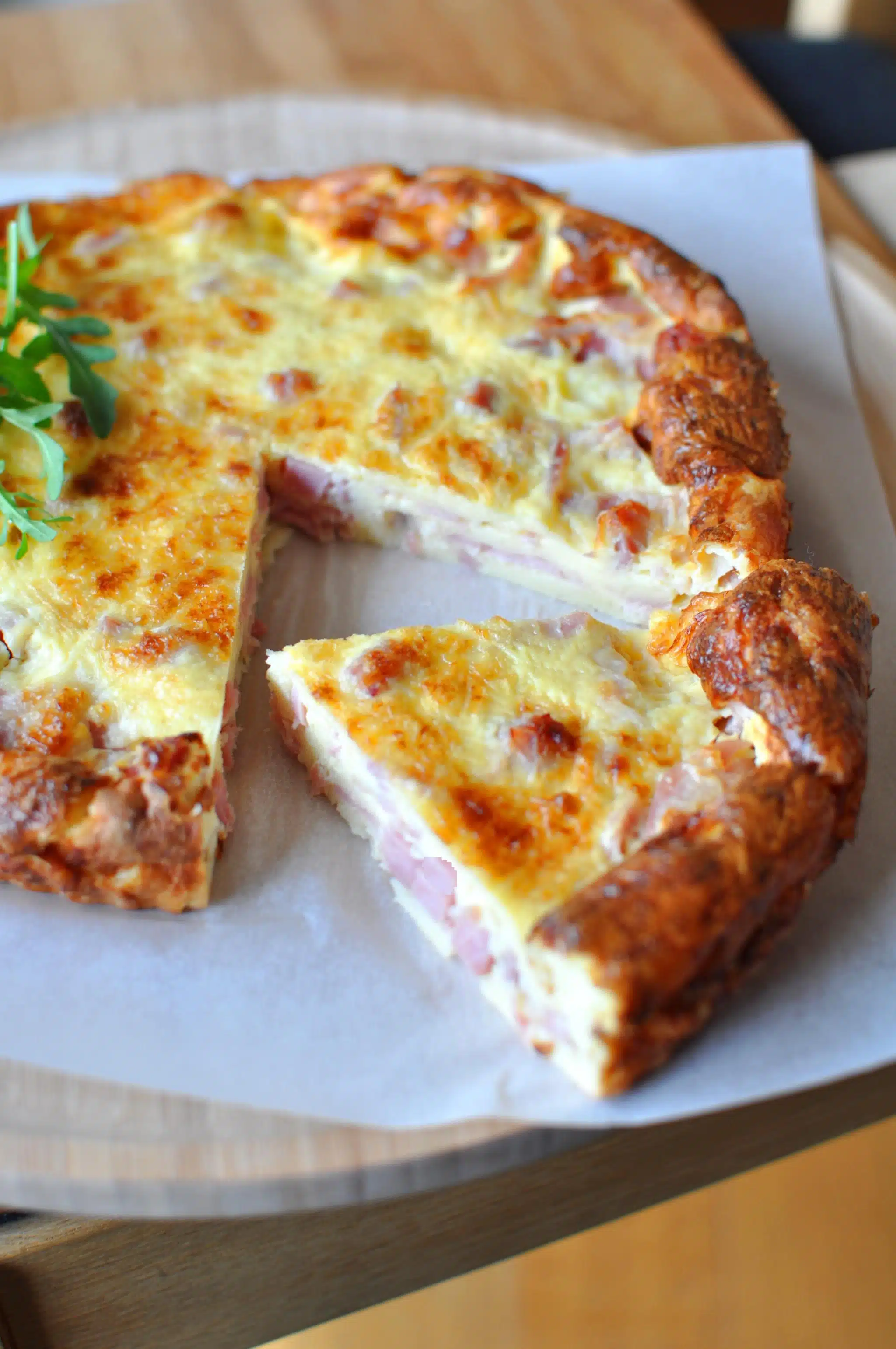 Quiche Lorraine Sans Pâte Au Jambon – NJPDK